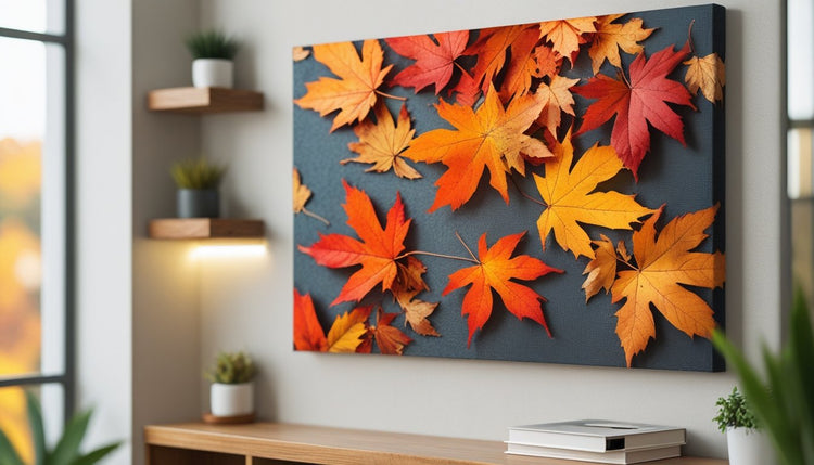 Autumn Leaves Wall Art: Styles, Sizes, And Placement – The Wild Rose ...