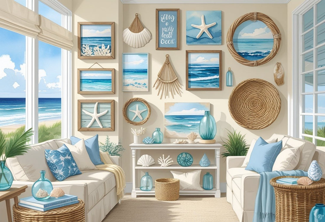 Coastal Wall Decor Ideas: Timeless Nautical Accents and Modern Beachy ...