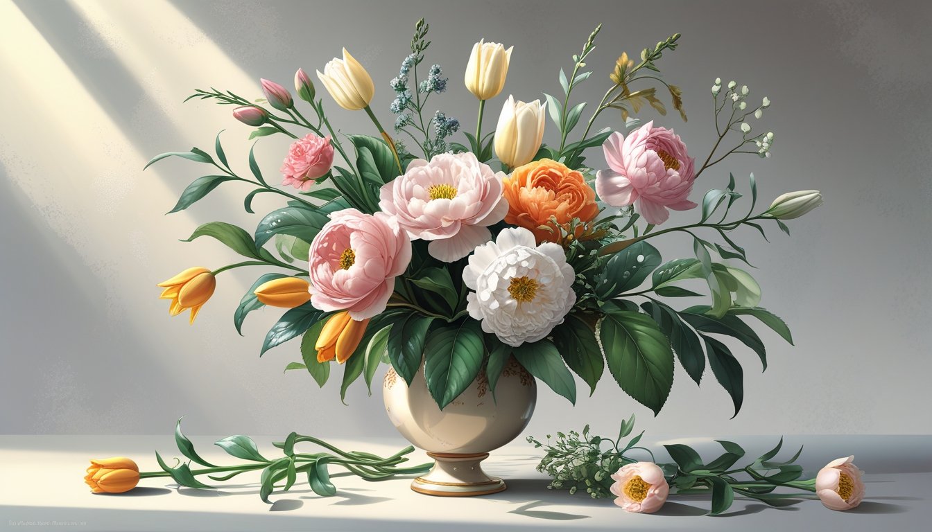 Floral Still Life Art: Mastering Composition, Color, and Timeless Eleg ...