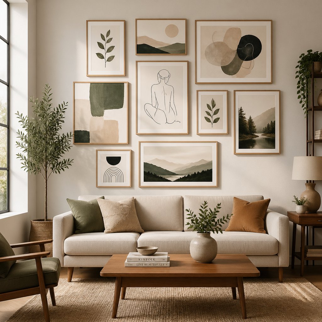 Gallery Wall Art Sets for Cohesive Room Styling – The Wild Rose Gallery