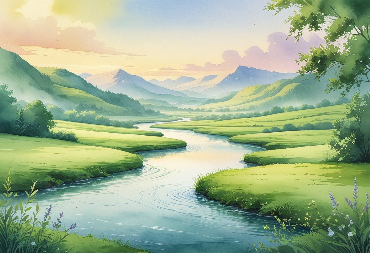 Watercolor Landscape Poster: Expert Tips for Designing Serene Scenic P ...